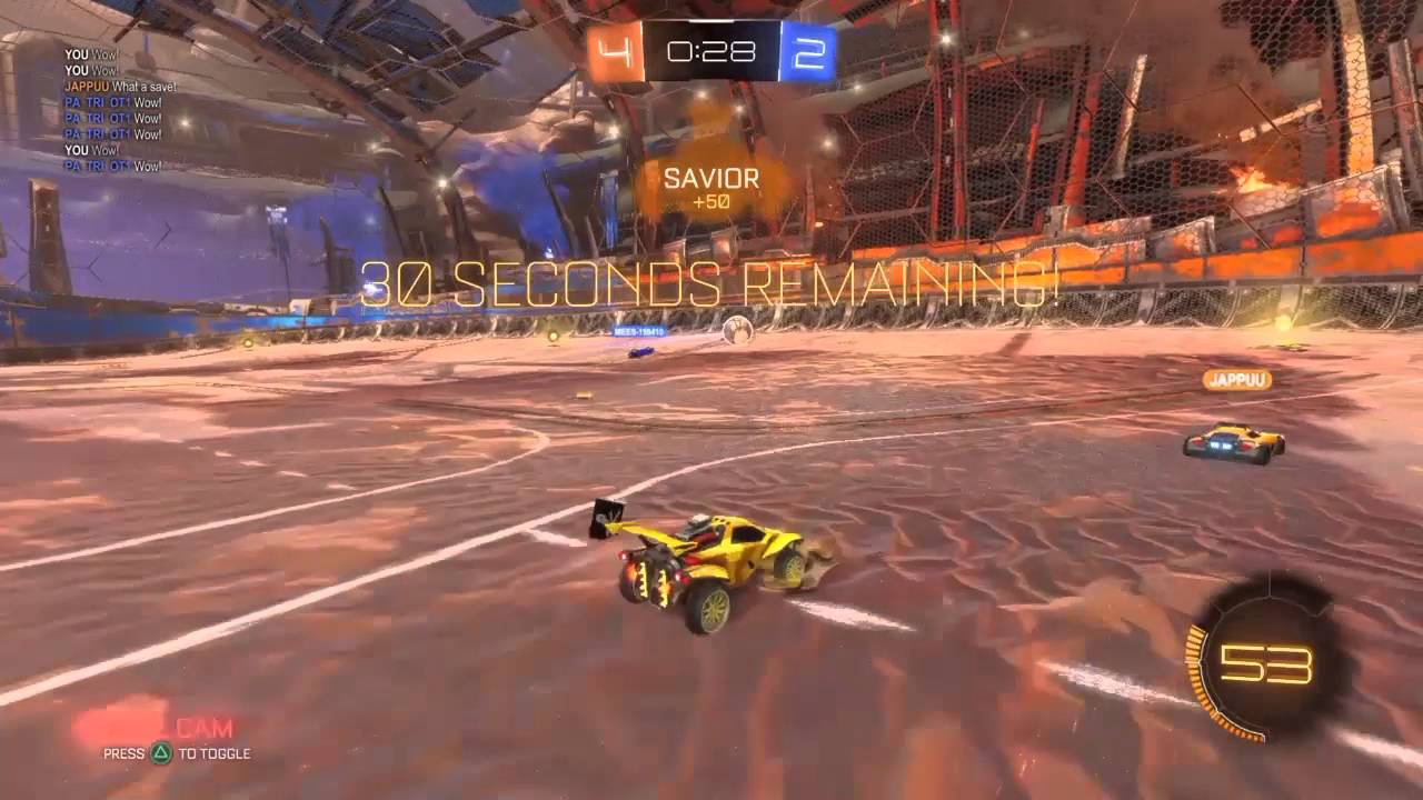 Rocket League - Teamwork Save! - YouTube