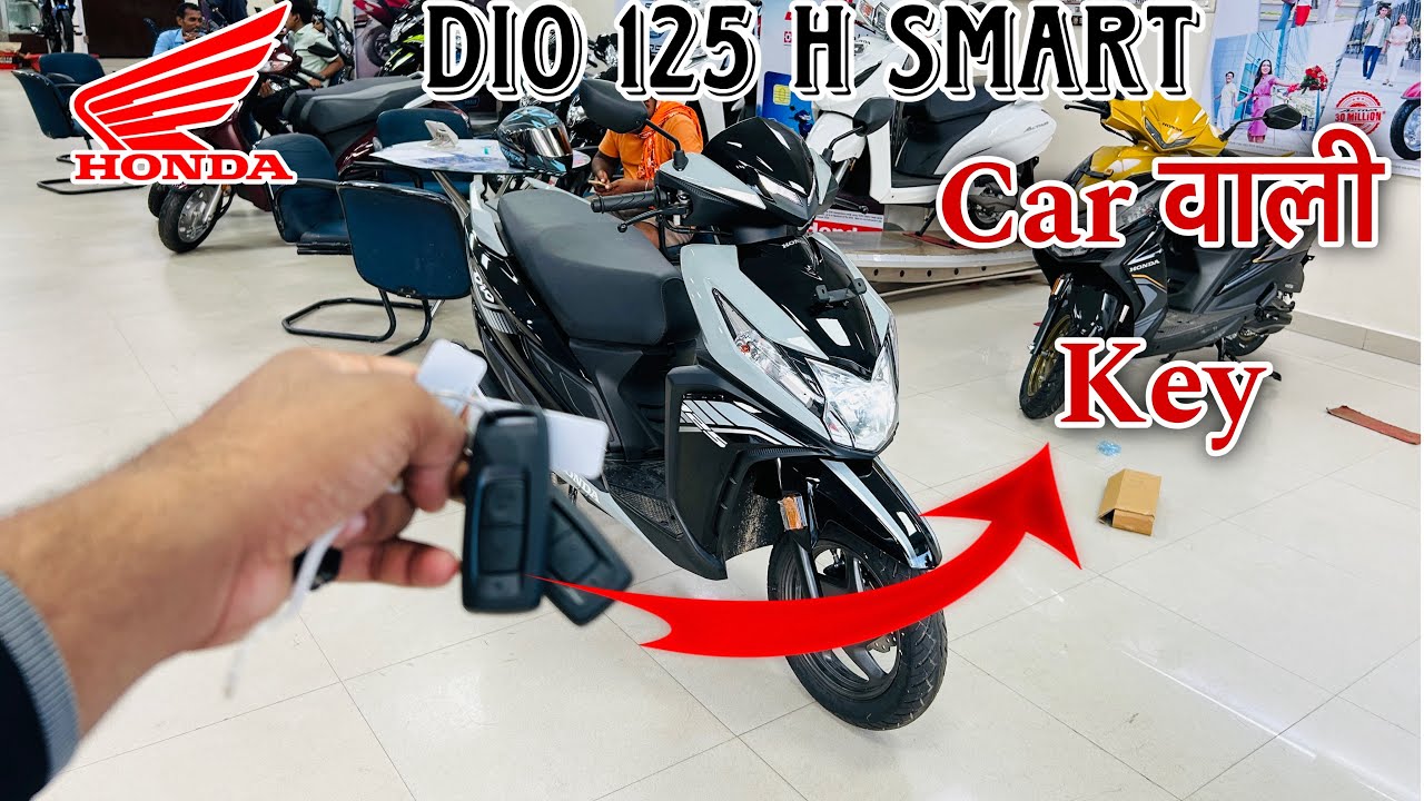 2024 Honda Dio 125 H Smart Full detailed Review🔥 [Key like car] - YouTube