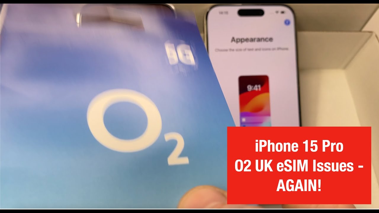 iPhone 15 Pro O2 eSIM Nightmare! - YouTube