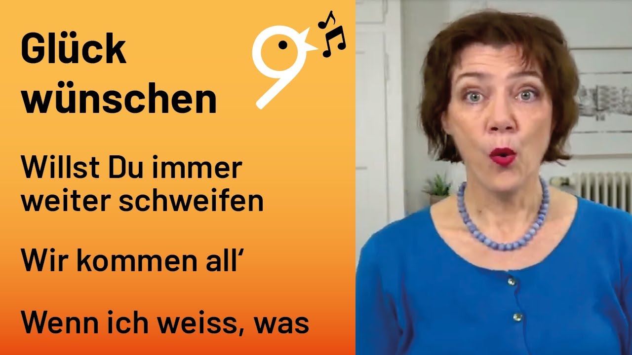 Einsingen um 9 (26.3.23) Barbara, Willst Du immer weiter schweifen, Wir ...