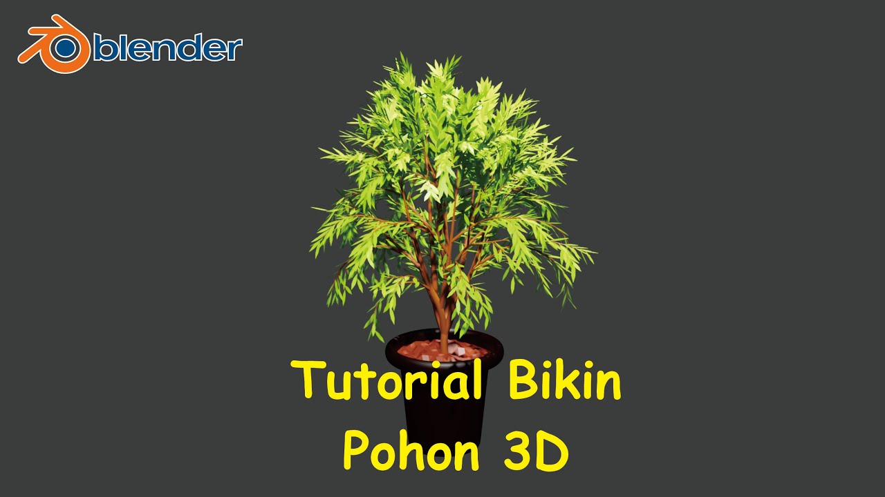 Tutorial Cara Membuat Pohon dengan Blender 3D - YouTube