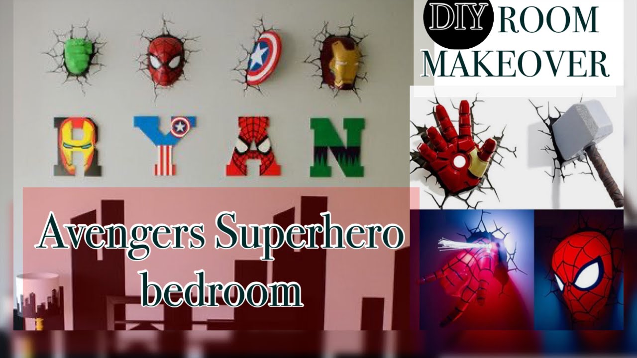 DIY Avengers Room Transformation | Marvel Fan Edition - YouTube