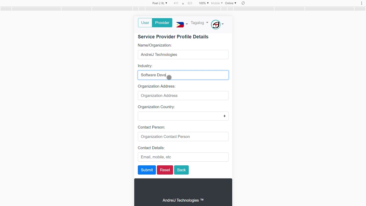 COVID App - How To Create Service Provider Profile - YouTube