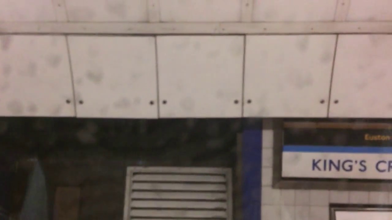 Victoria line Arriving at King’s Cross St Pancras - YouTube