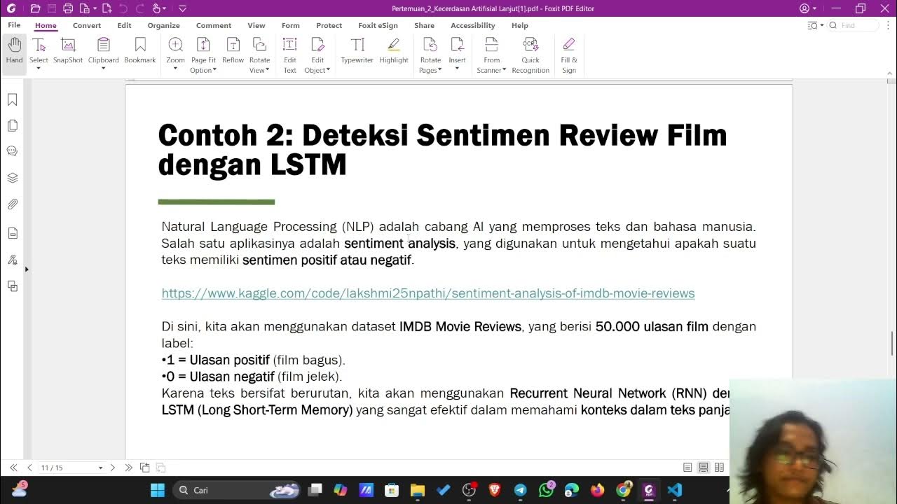 Penjelasan Program Algoritma CNN dan LSTM - YouTube