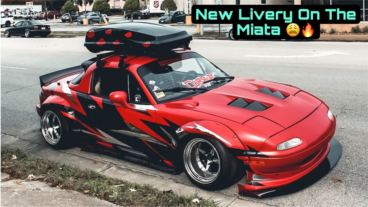 New Livery on 1995 NA Miata!!! - YouTube