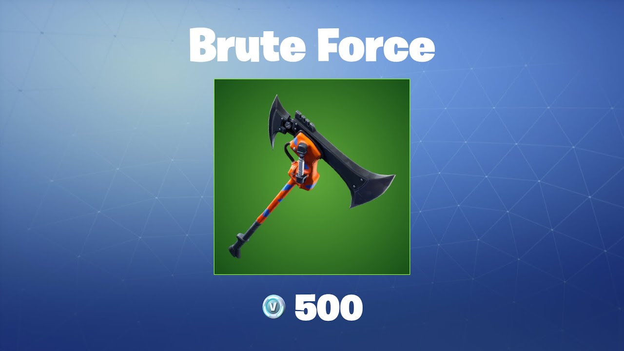 Brute Force | Fortnite Pickaxe - YouTube