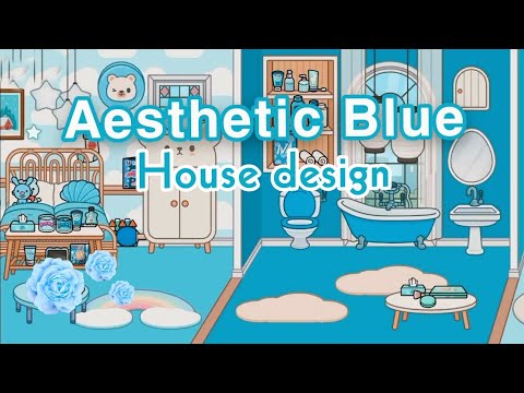 Blue home decor 💙😱 toca boca 😍💞 #tocaboca #trending #tocalifeworld # ...