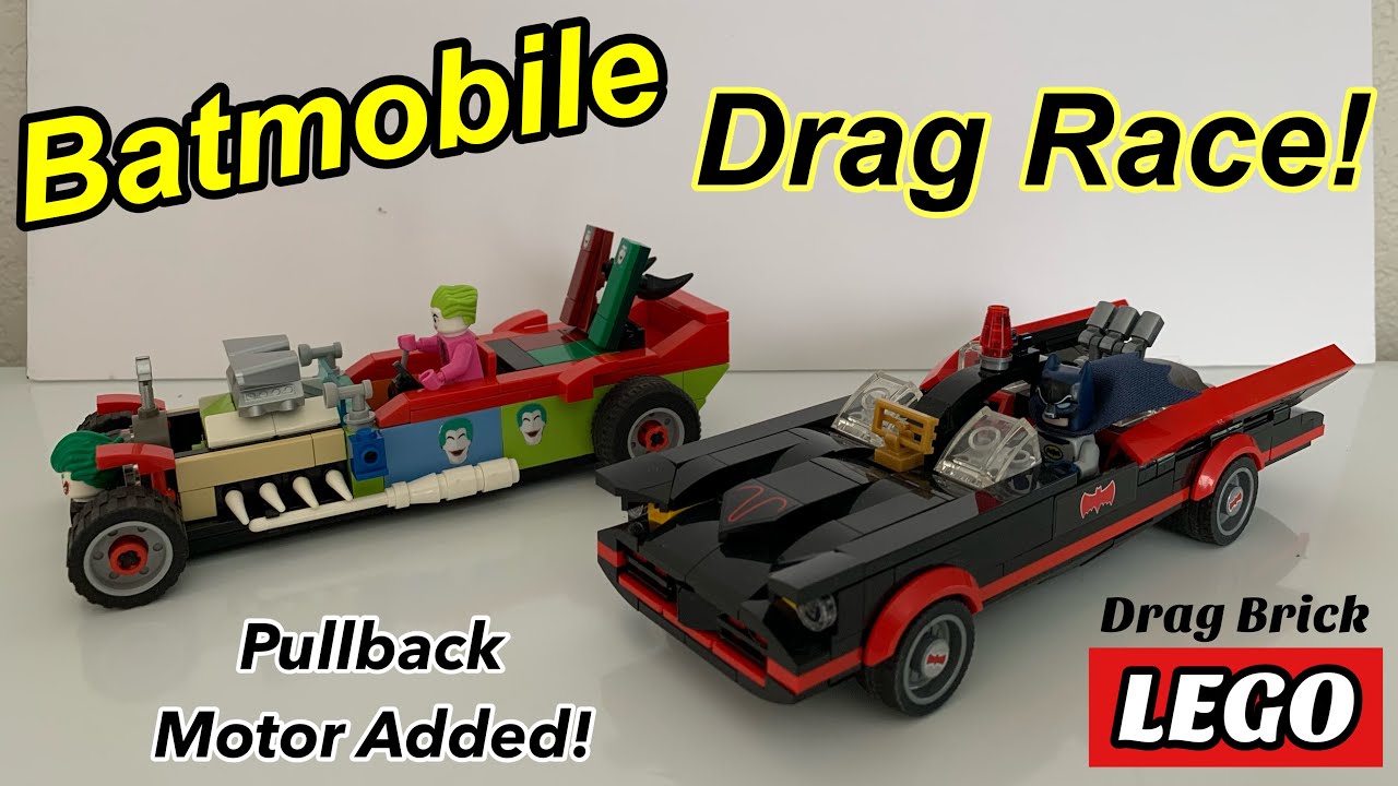 LEGO 76188 Batmobile Drag Race Batman vs. Custom MOC Joker Jokemobile ...