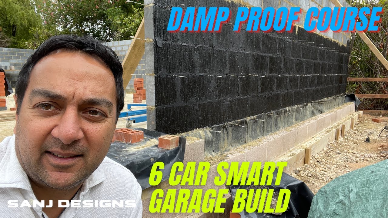 Installing Damp Proof Course (DPC) | Part 10 | 6 Car SMART Garage Build ...