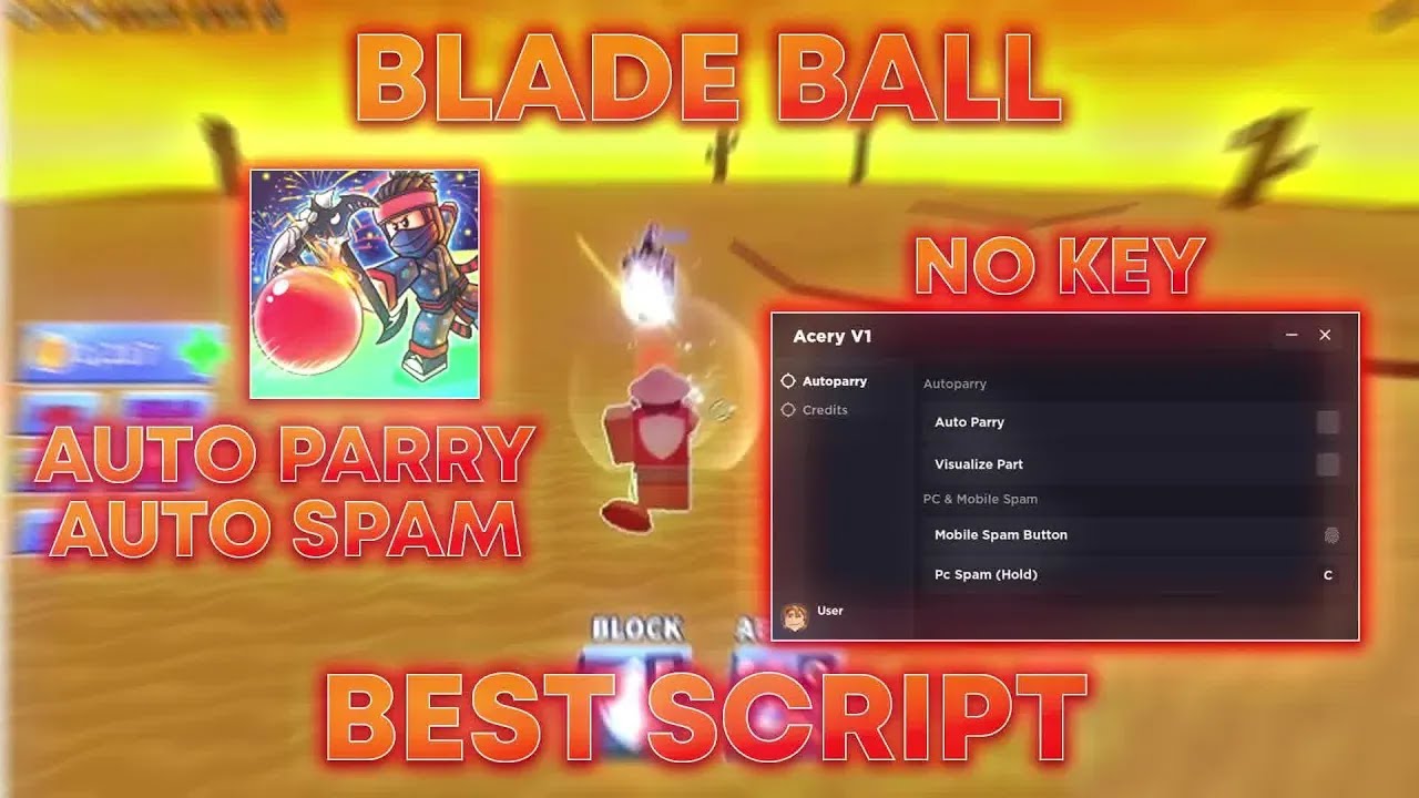 New OP Blade Ball Auto Parry And Auto Spam Script | NO LAG | PC AND ...