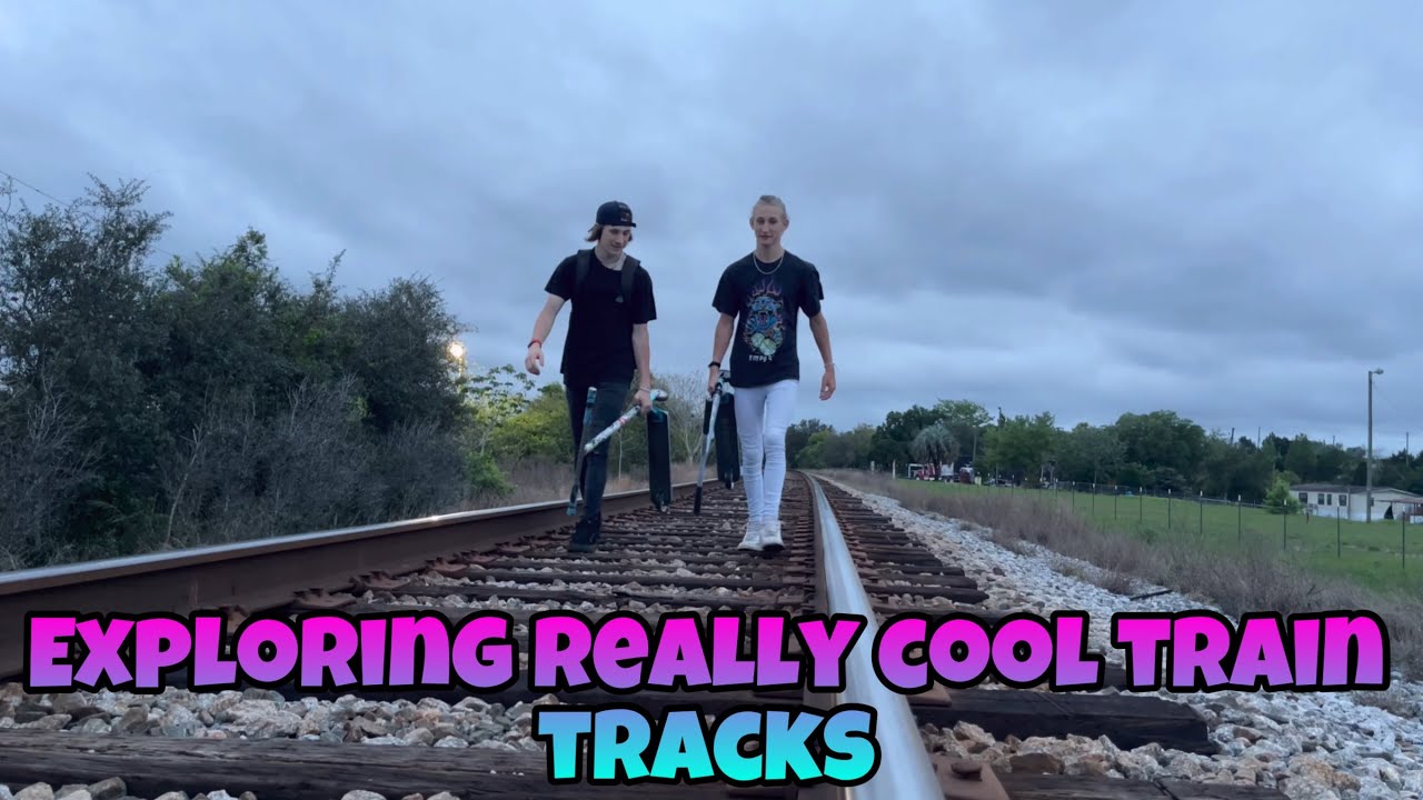 Exploring really cool train tracks!! - YouTube