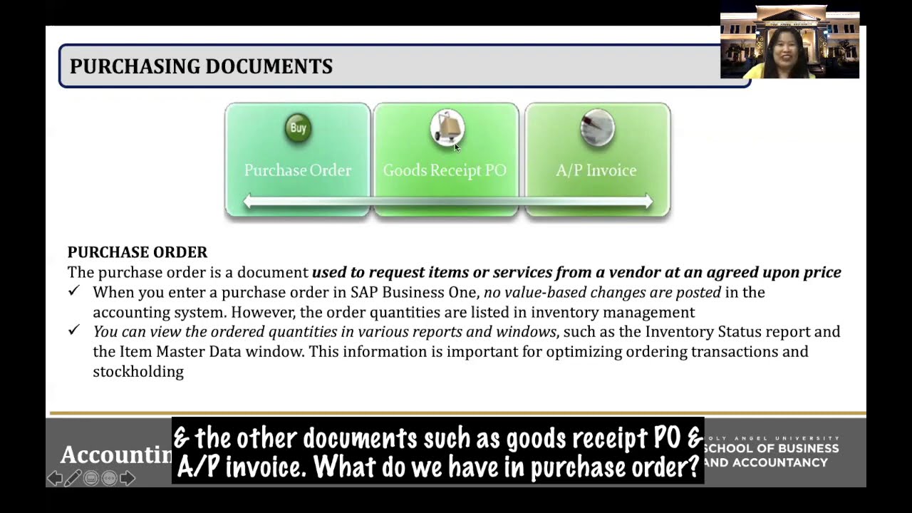 Lesson 4-2: Purchase Order (PO) and Goods Receipt PO - YouTube