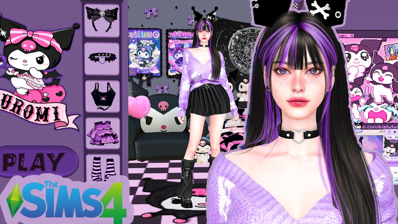 The Sims 4 Cas | Kuromi💜 - YouTube