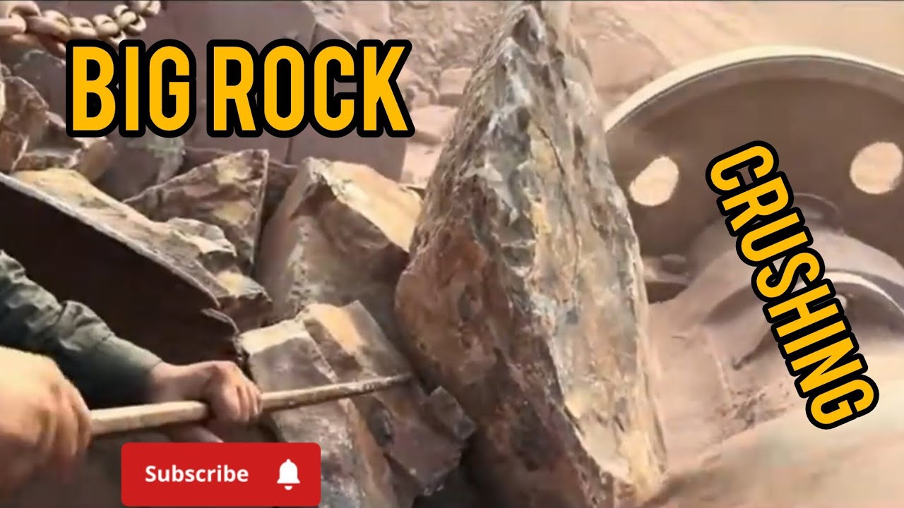 Super giant Rock 🪨 Crusher in Action | satisfying Stone Crushing |Rock ...