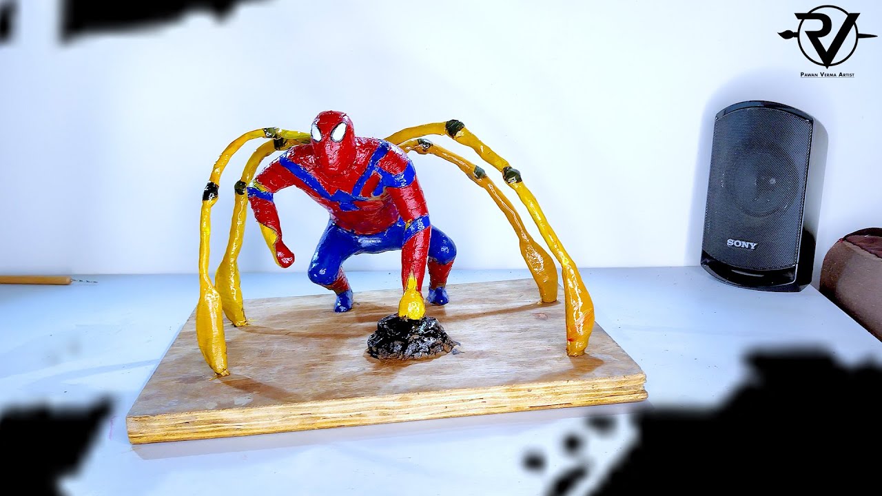 Live:-How to Sculpt Spiderman no way home || Clay Modelling - YouTube