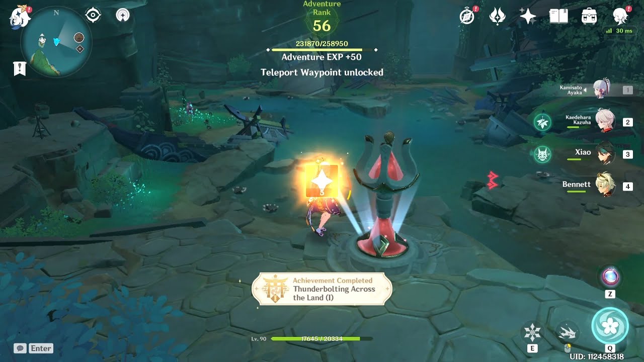 Here's how to unlock the underwater Teleport waypoint in Inazuma - YouTube