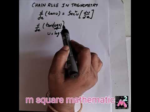 chain rule in trigonometry function |Differentiation @m square ...