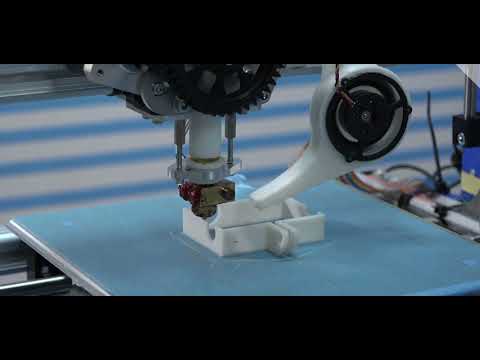 3D plastic part making using 3D printer animation - YouTube
