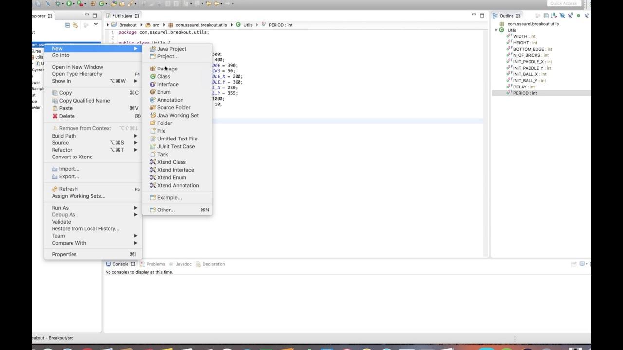 Create a Breakout Game in Java 2D - Part 1 - YouTube