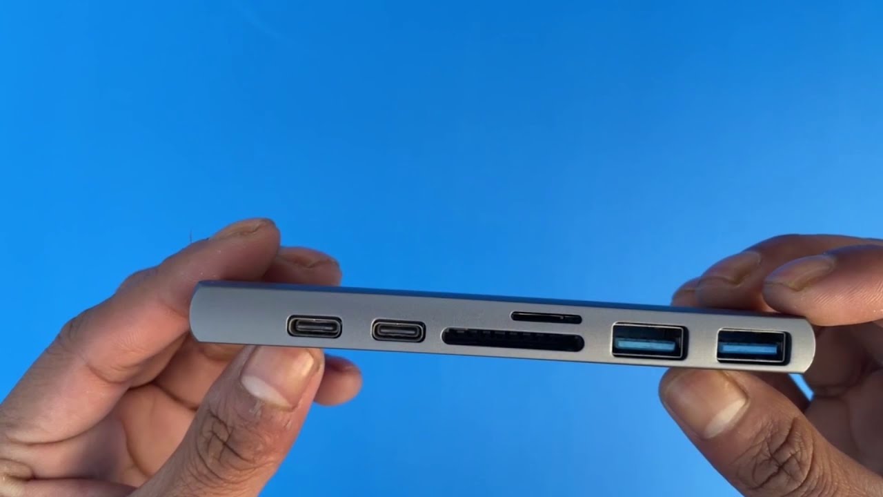 The Aluminum USB C Hub for MacBook Pro Unboxing - Best Type C Dongles ...