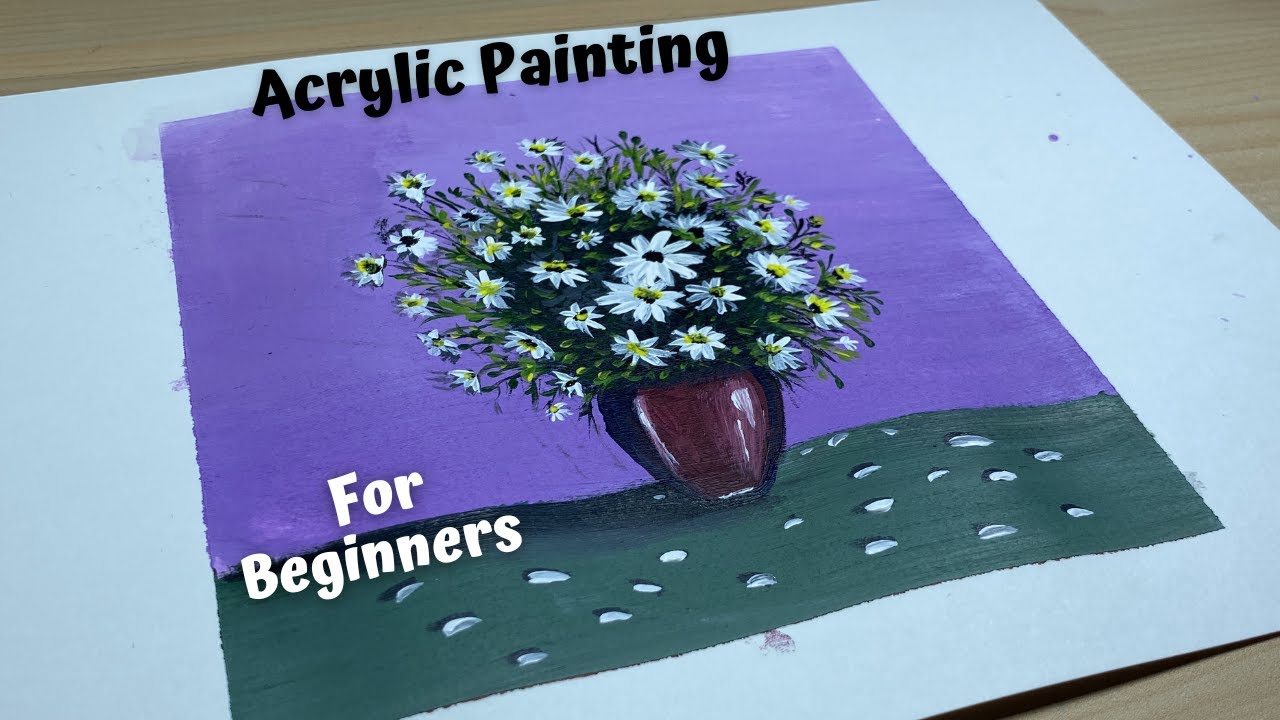 Simple and Easy Painting for beginners # 5 || Easy Painting || Painting ...