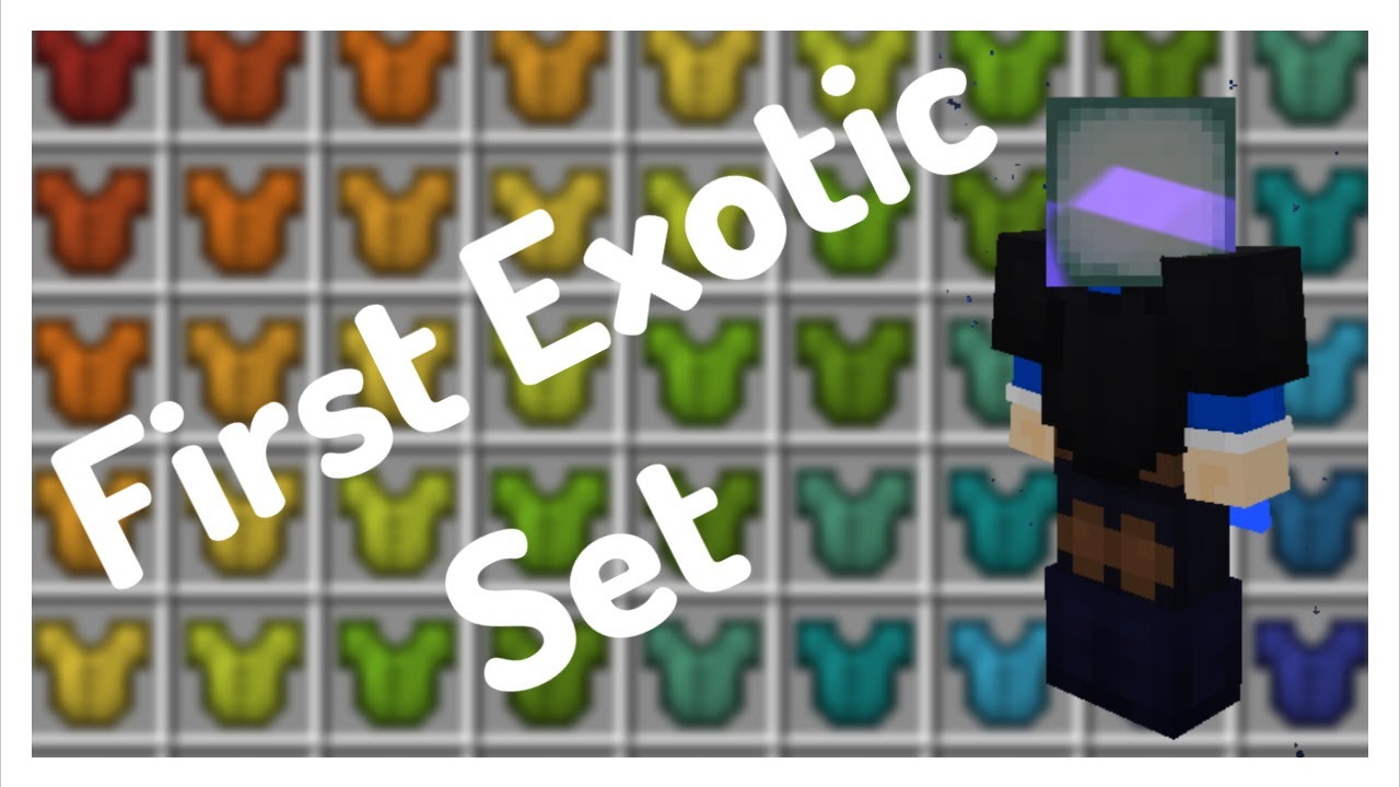 How I got My First Set of Exotic Armor | Hypixel Skyblock - YouTube