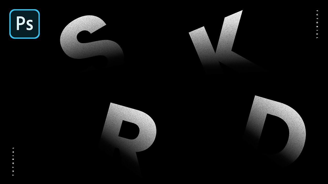 Simple Typography Poster in Photoshop - YouTube