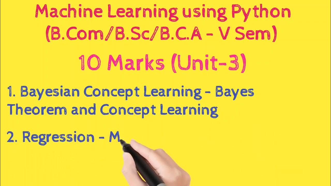 AP Degree (2020-23) | B.Com/B.sc/B.C.A | 5th Sem | Machine Learning ...