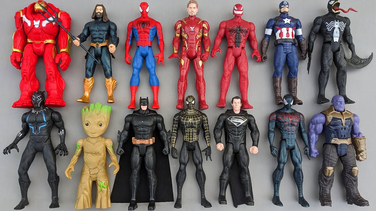 Avengers Assemble! Thanos, Hulk, Spider Man, Iron Man vs Captain ...