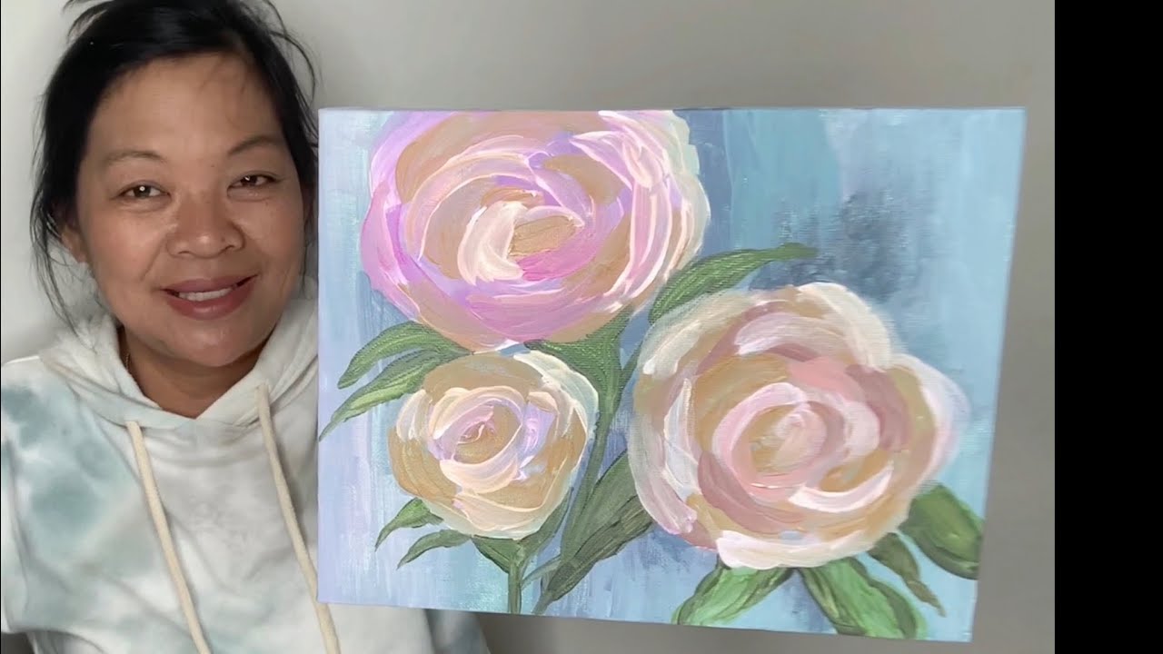 DIY Paint Using Dollar Tree Products Arts And Crafts Items - YouTube