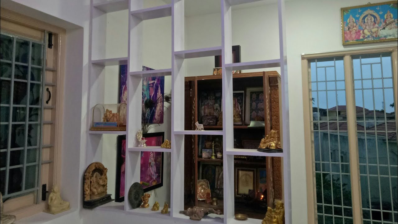 Wall partition of home pooja room I wall partition of mandir, - YouTube