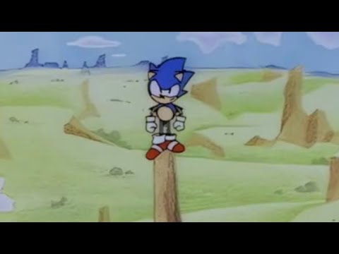 Sonic cd intro cutscene - YouTube