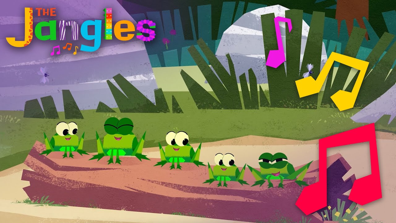Five Little Speckled Frogs and MORE 🎶 | Jangles | Songs for Kids - YouTube