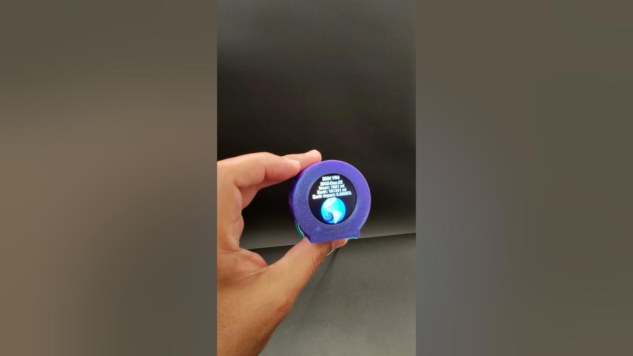 IOT Asteroid Tracker powered by a QTPy ESP32 S3 learn.adafruit.com/asteroid-tracker #3dprinting ...