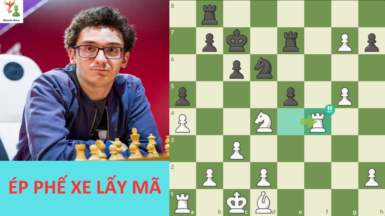 Tứ Kết Freestyle Chess, Fabiano Caruana Ép Tân Vua Cờ Phế Xe Lấy Mã Và ...