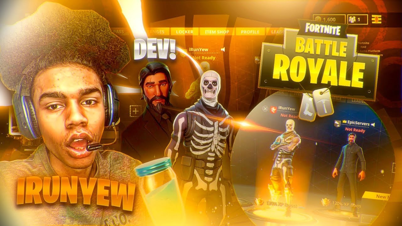FORTNITE DEVELOPER GIVES ME HALLOWEEN SKIN • BEST FORTNITE SKIN - YouTube