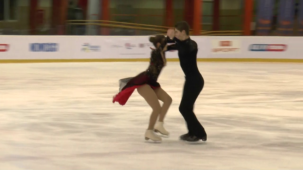 13 Lara LUFT : Asaf KAZIMOV GER Junior Ice Dance RD Mentor Torun Cup ...