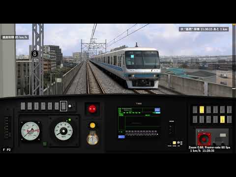 BVE5 地下鉄東西線 E231-800で運転！ - YouTube