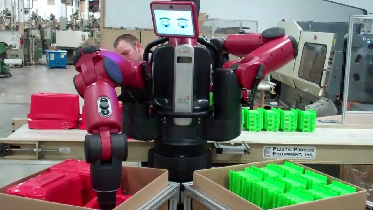 Baxter, the Robot in action with K'NEX parts-2 - YouTube