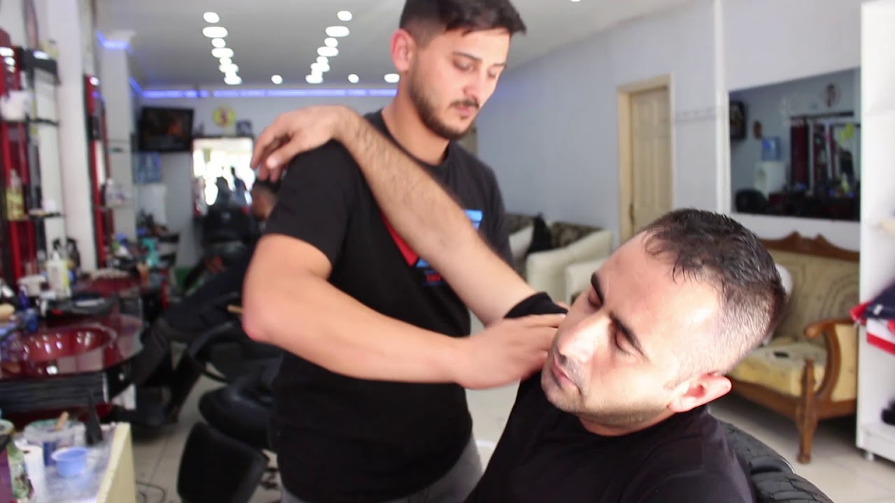 ASMR Turkish Barber Face,Head and Body Massage 53 - YouTube