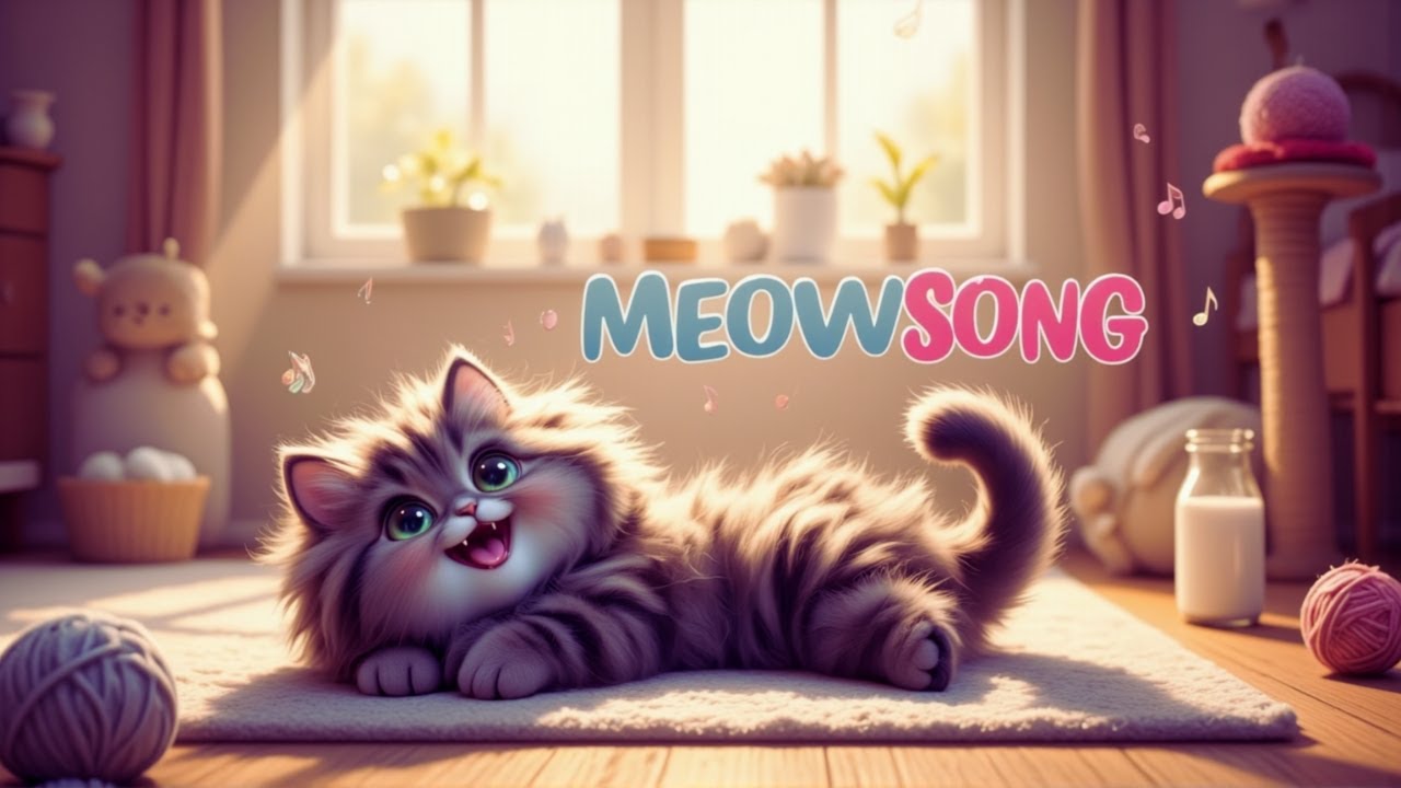 🐱 The Cat’s Meow Song – Cute & Cozy Kitty Song for Kids! - YouTube