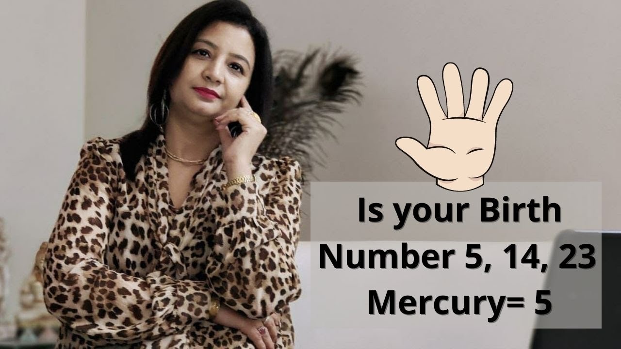 Birth Number 5_Mercury_Number Five_Mullank_Number_Destiny_Number मूलांक ...