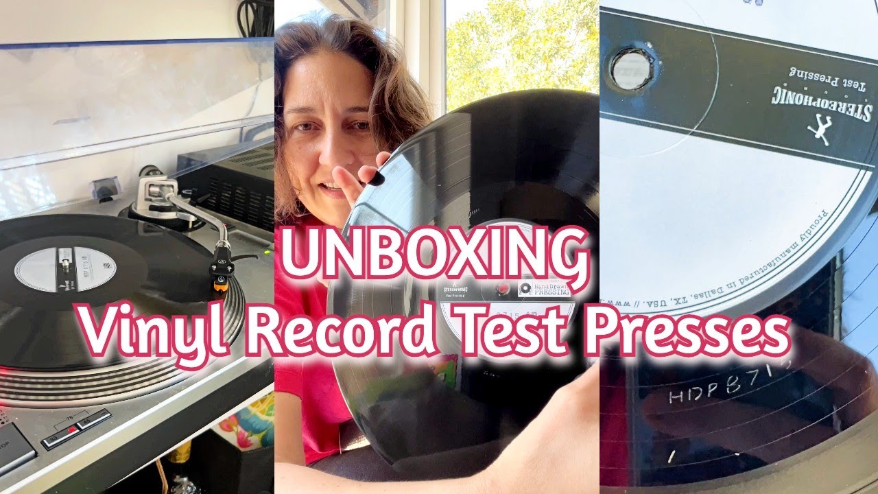 UNBOXING Vinyl Record Test Presses! - YouTube