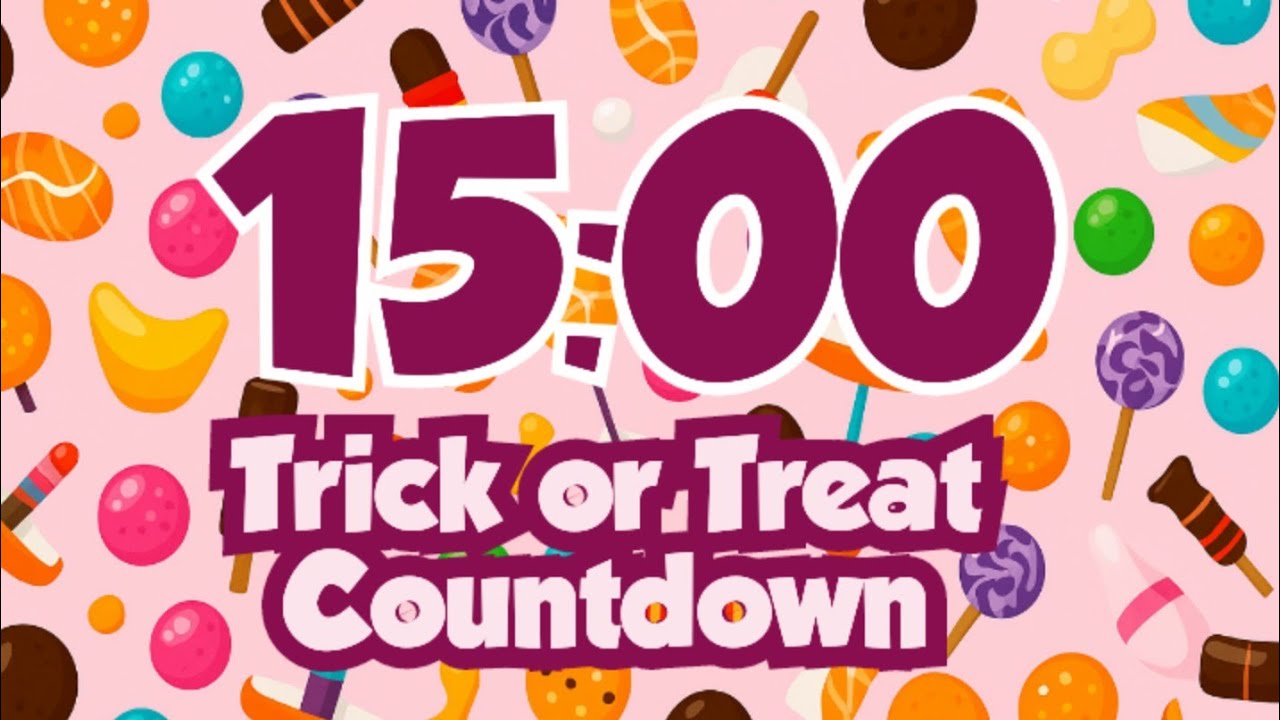 15-Minute Trick or Treat Candy Timer – Sweet Countdown for Fun & Focus ...