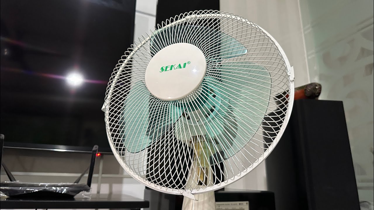 SEKAI 12” Stand Fan using National’s Blade | Kipas Angin Berdiri - YouTube