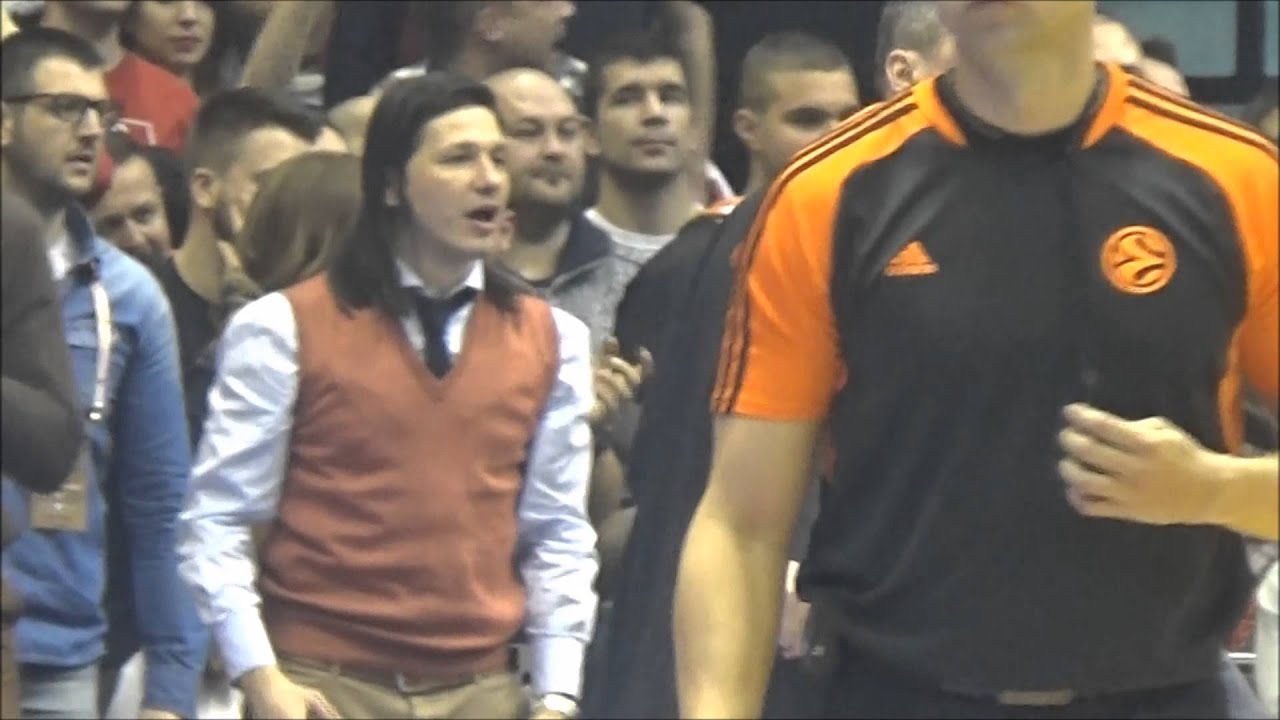 Marko Pantelić i Dejan Stanković na utakmici Crvena zvezda - Cedevita 2 ...