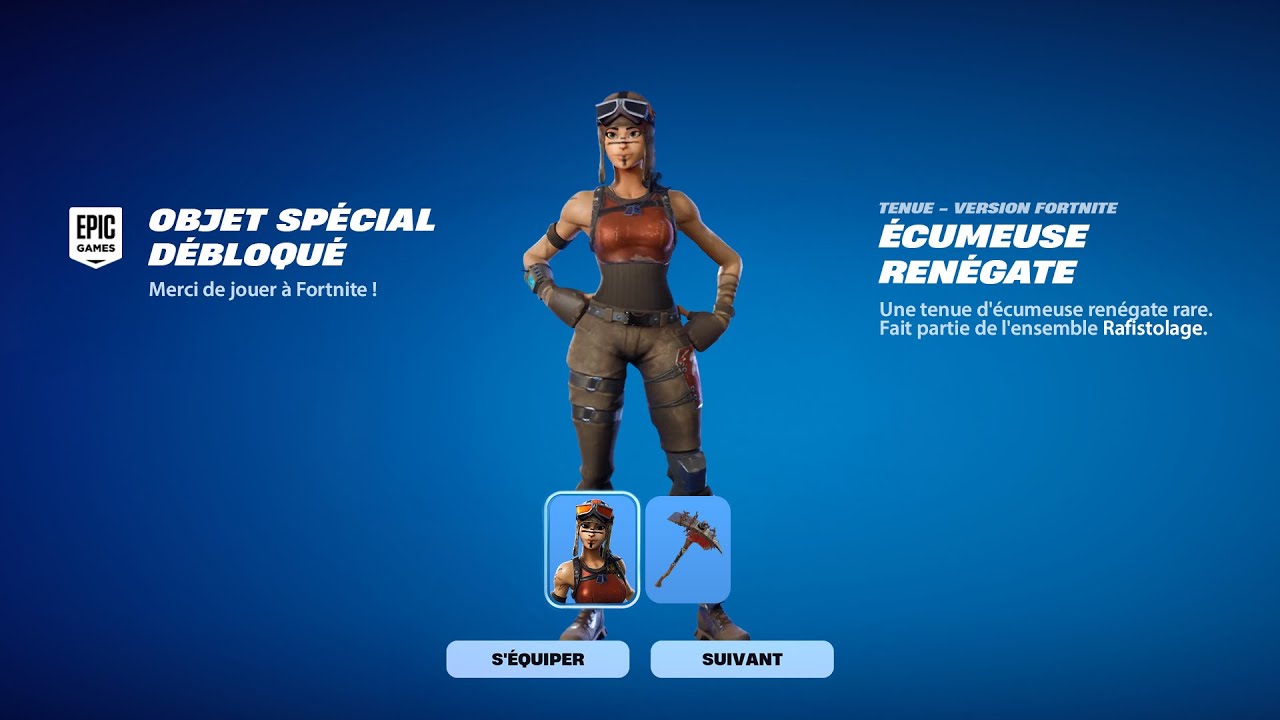 Avoir le Skin "ÉCUMEUSE RENÉGATE" RAPIDEMENT !! (GLITCH XP sur Fortnite ...