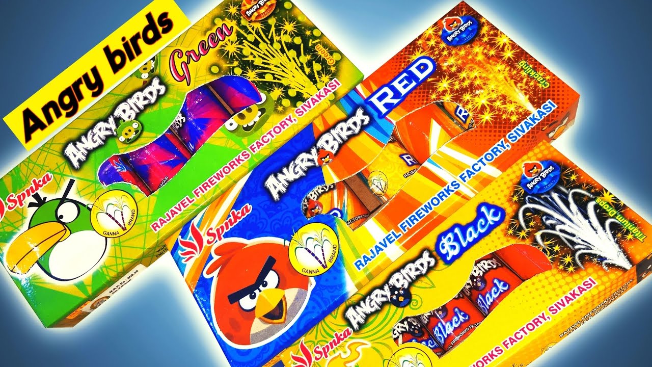 Angry birds Fountain Testing | Spnka Fireworks Angry Birds Testing ...