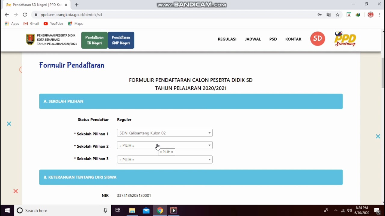 Tutorial PPDB ONLINE 2020 - YouTube